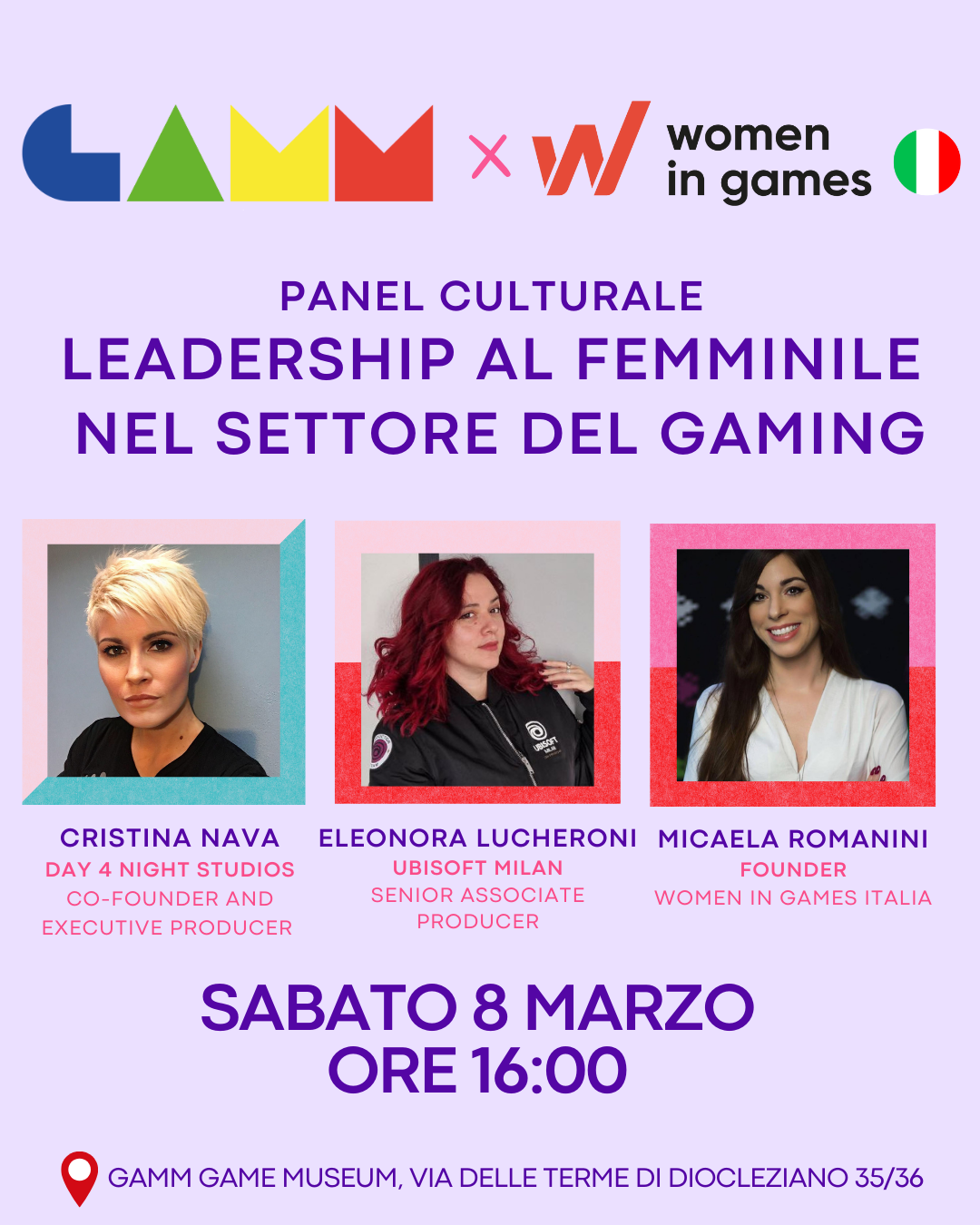 GAMM x Women in Games: Leadership al Femminile - GAMM Game Museum
